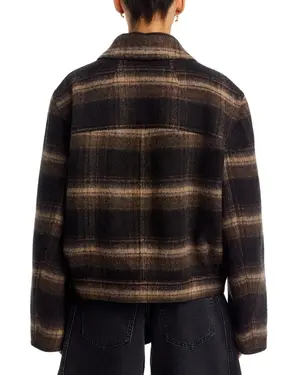 Isabel Marant Étoile Galeane Checked Jacket - Black/khaki
