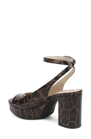LIFESTRIDE Aliyah Ankle Strap Platform Sandal - Brown