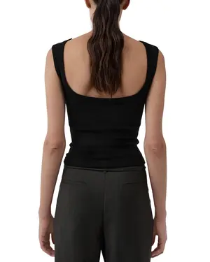 ST. AGNI Wrap Rouleau Wool Blend Pants