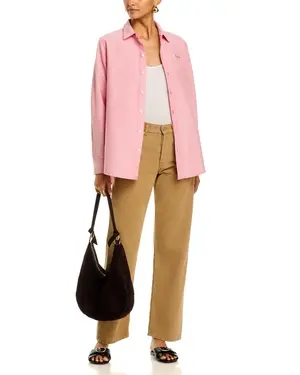 MOTHER The Bestie Button Front Shirt
