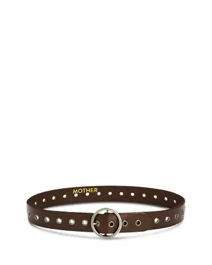 MOTHER The Leather Belt