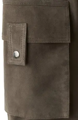 Mango Suede Shorts
