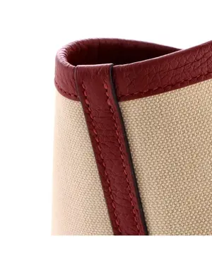 Hermès Pursangle Tote Canvas With Leather - Neutral