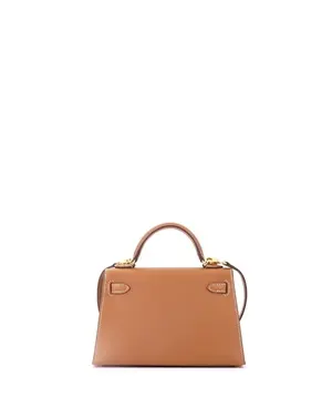Hermès Kelly 20 Handbag Brown Epsom With Hardware - Gold
