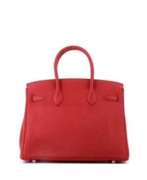 Hermès Birkin 30 Handbag Red Togo With Gold Hardware - Rouge Garance