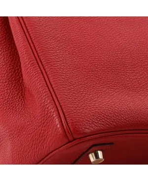 Hermès Birkin 30 Handbag Red Togo With Gold Hardware - Rouge Garance