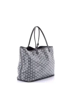 Goyard Pm Anjou Reversible Tote Coated Canvas - Gray