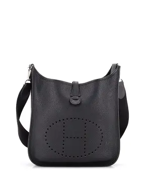 Hermès Pm Evelyne Bag Gen I Clemence - Black