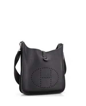 Hermès Pm Evelyne Bag Gen I Clemence - Black