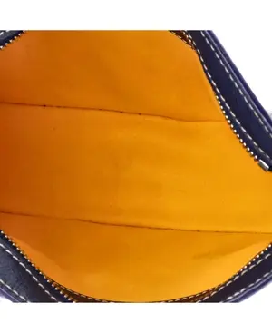 Goyard Hirondelle Shoulder Bag Coated Canvas And Leather - Blue