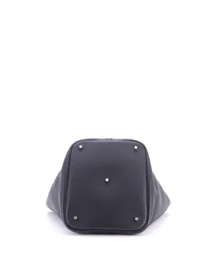 Hermès Gm Eclat Picotin Lock Bag Clemence - Black