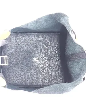 Hermès Gm Eclat Picotin Lock Bag Clemence - Black