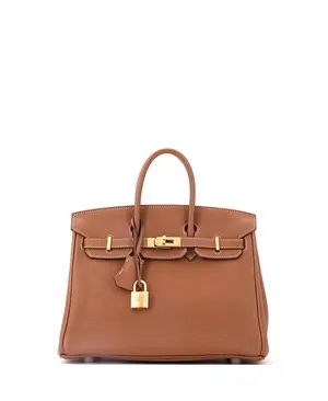 Hermès Birkin 25 Handbag Brown Togo With Hardware - Gold