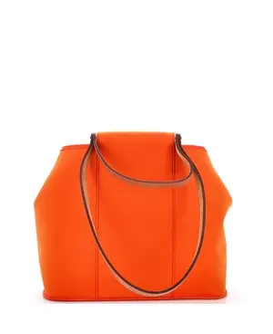 Hermès 32 Cabag Handbag Toile And Leather