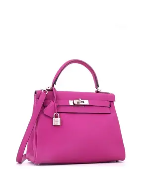 Hermès Kelly 28 Handbag Pink Togo With Palladium Hardware