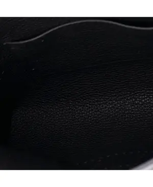 Hermès Videpoches Bag With Multicolor Strap Togo - Black