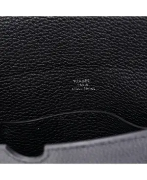 Hermès Videpoches Bag With Multicolor Strap Togo - Black