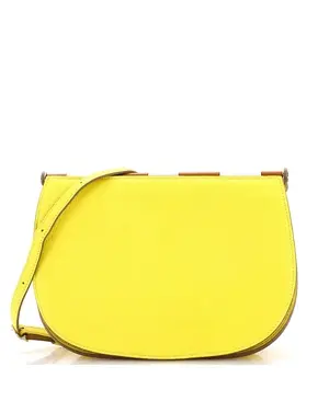 Hermès 25 Saut Bag Clemence - Yellow