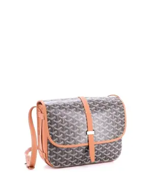 Goyard Mm Belvedere Ii Messenger Bag Coated Canvas - Brown