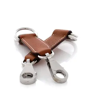 Hermès Attache Soie Bag Strap 2-piece Set Leather