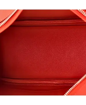 Hermès 28 Plume Bag Evercolor - Red