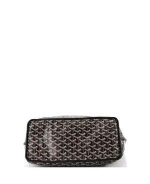 Goyard Pm Anjou Reversible Tote Coated Canvas - Black
