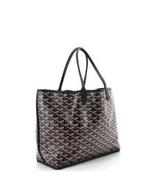 Goyard Pm Anjou Reversible Tote Coated Canvas - Black