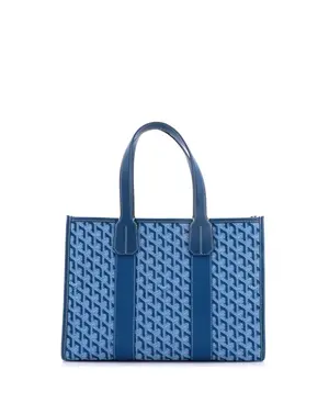 Goyard Pm Villette Tote Coated Canvas - Blue