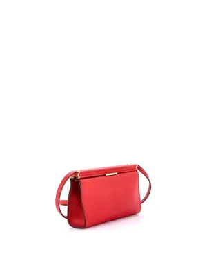 Hermès 21 Clic-h Shoulder Bag Evercolor - Red
