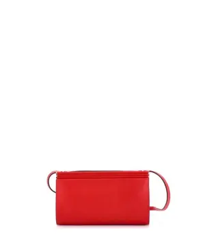 Hermès 21 Clic-h Shoulder Bag Evercolor - Red