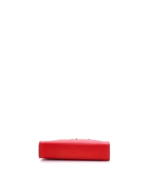 Hermès 21 Clic-h Shoulder Bag Evercolor - Red