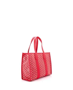 Goyard Pm Villette Tote Coated Canvas - Red