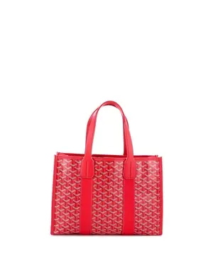 Goyard Pm Villette Tote Coated Canvas - Red