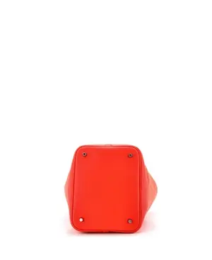 Hermès Mm Picotin Lock Bag Clemence - Orange