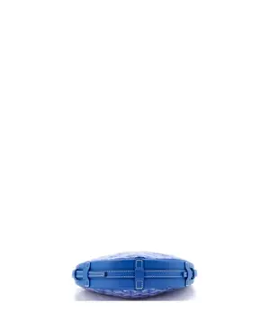 Goyard Hirondelle Shoulder Bag Coated Canvas And Leather - Blue