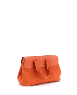 Hermès Pm Valparaiso Bag Toile And Leather