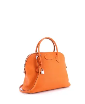 Hermès 35 Bolide Bag Clemence - Orange