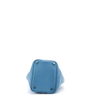 Hermès Pm Picotin Bag Clemence - Blue