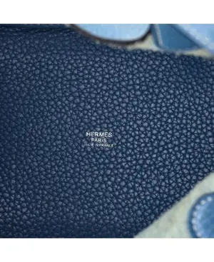Hermès Pm Picotin Bag Clemence - Blue