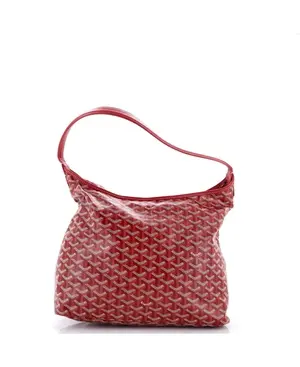 Goyard Boheme Hobo Coated Canvas - Red