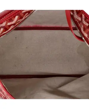 Goyard Boheme Hobo Coated Canvas - Red