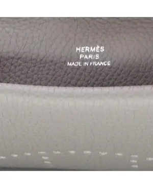 Hermès Videpoches Bag With Multicolor Strap Togo