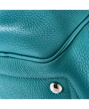 Hermès 35 Victoria Ii Bag Clemence - Blue
