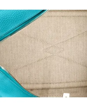 Hermès 35 Victoria Ii Bag Clemence - Blue