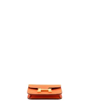 Hermès Constance Slim Wallet Epsom - Orange
