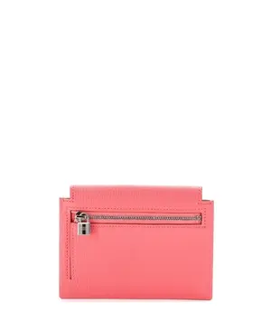 Hermès Kelly Pocket Compact Wallet Chevre Mysore - Pink