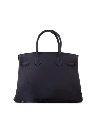 Hermès Birkin 30 Handbag Black Togo With Gold Hardware - Noir