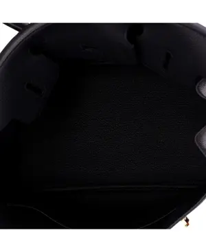 Hermès Birkin 30 Handbag Black Togo With Gold Hardware - Noir