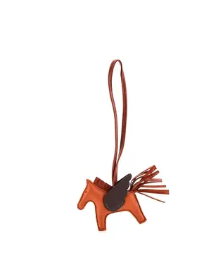 Hermès Pm Pegase Rodeo Bag Charm Leather - Brown