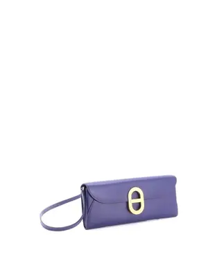 Hermès Chaine D'ancre To Go Wallet Tadelakt - Blue